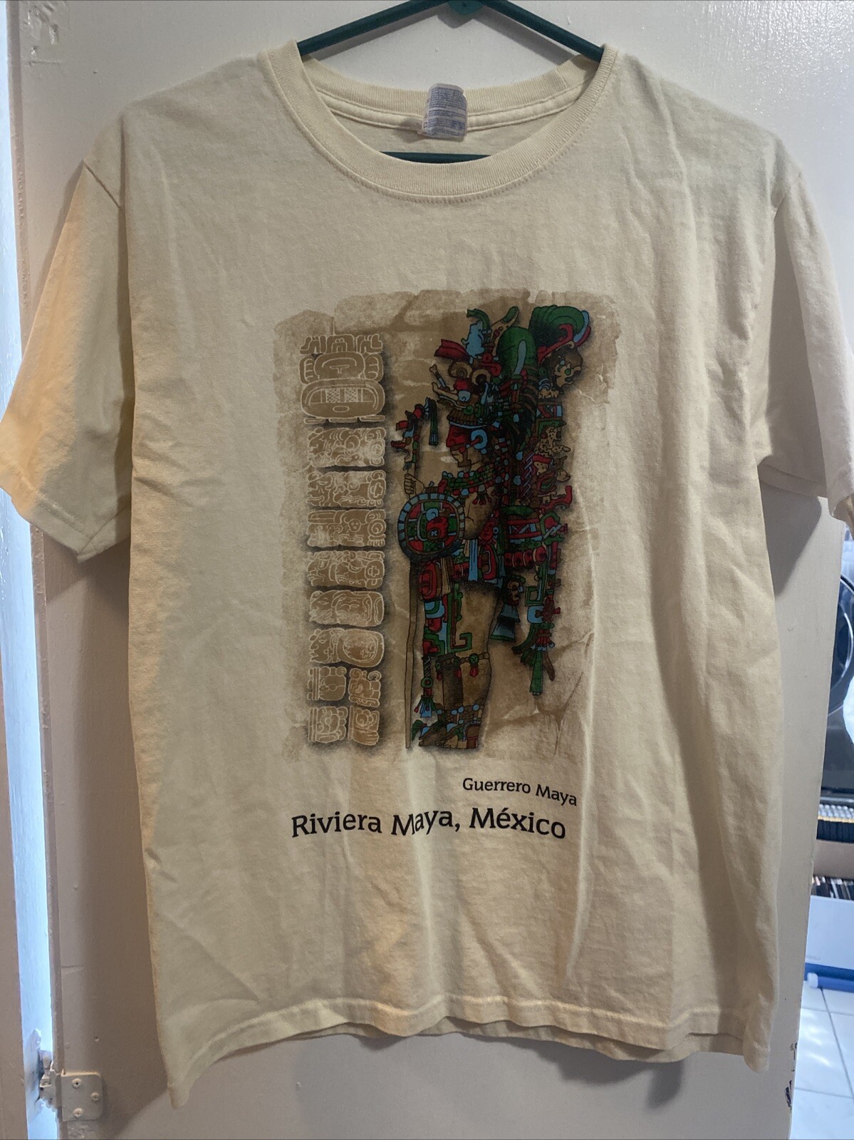 Riviera Maya, Mexico Guerrero Maya T-Shirt Size Mediu… - Gem