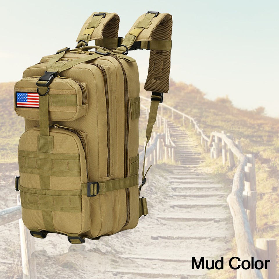 30L-120L Tactical Military Backpack Waterproof Rucksack Hiking Laptop ...
