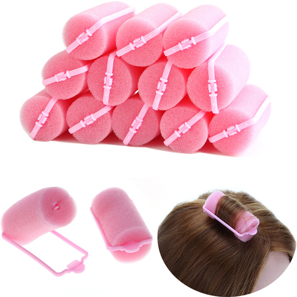 Curling 2/3CM Foam Rollers Sponge Hair Curler Hair Styling Tools ...