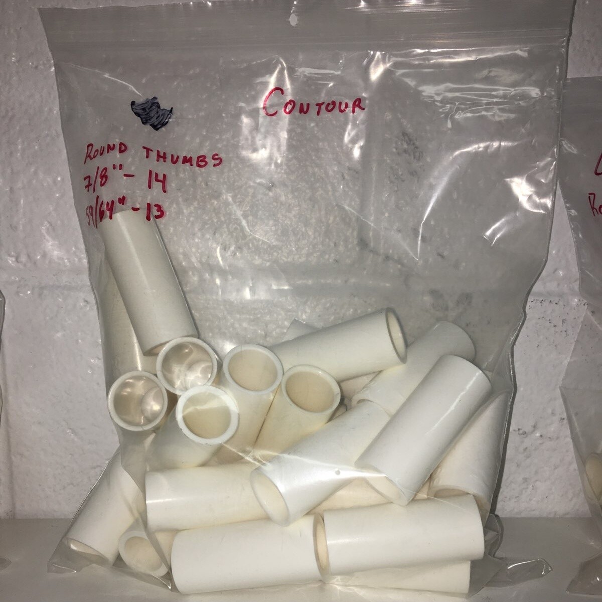 NEW! CONTOUR GRIP BOWLING ROUND THUMB INSERTS! VARIOUS SIZES! | eBay