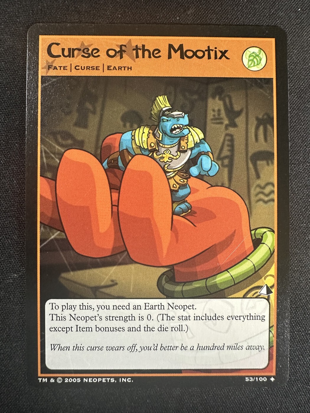 Neopets Curse of the Mootix 53/100 Lost Desert Curse Uncommon | eBay
