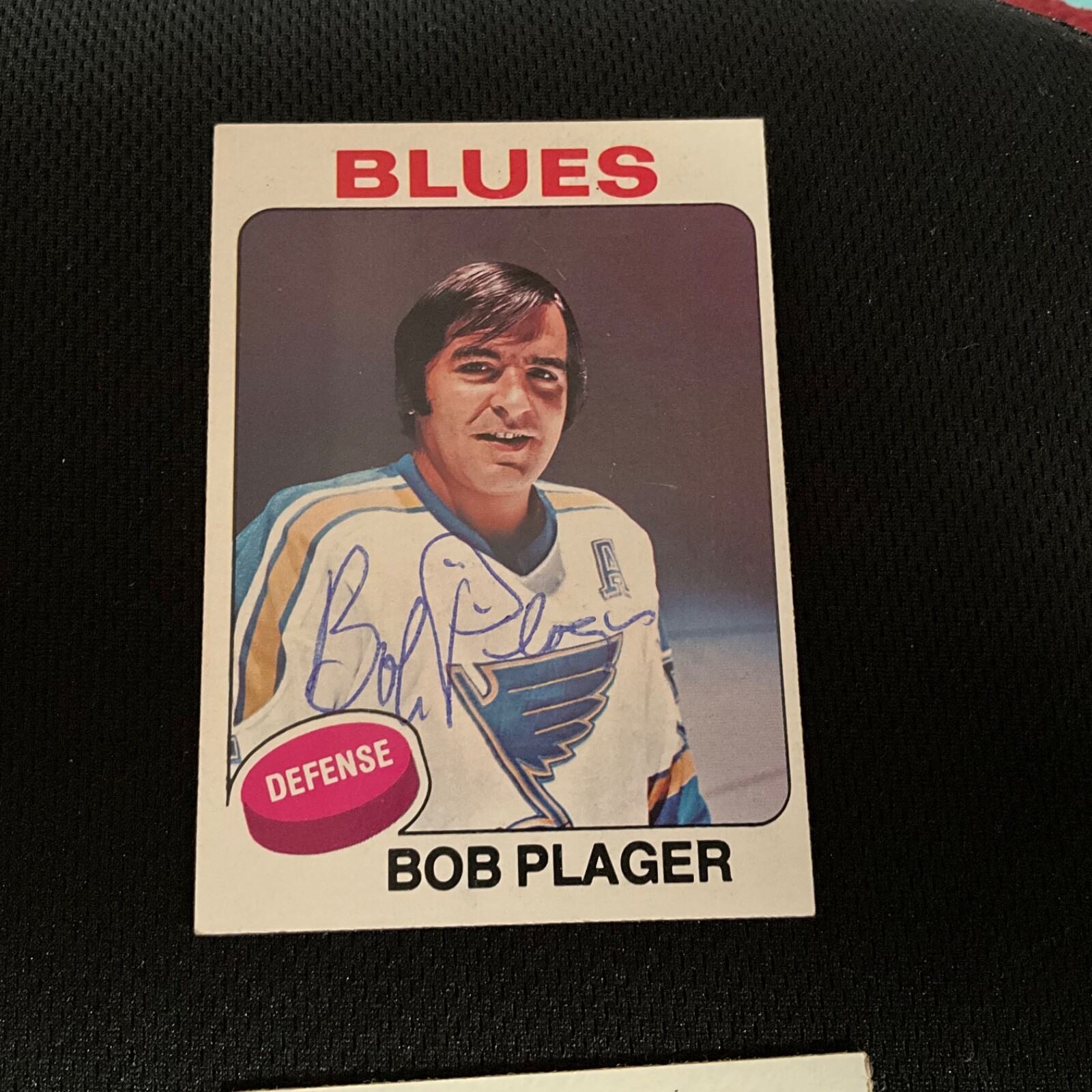 Autographed 1975-76 Topps BOB PLAGER | eBay