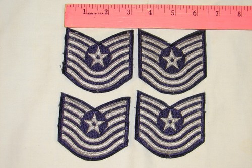 4 USAF Stripes Patches United States Air Force,U.S. Military | eBay