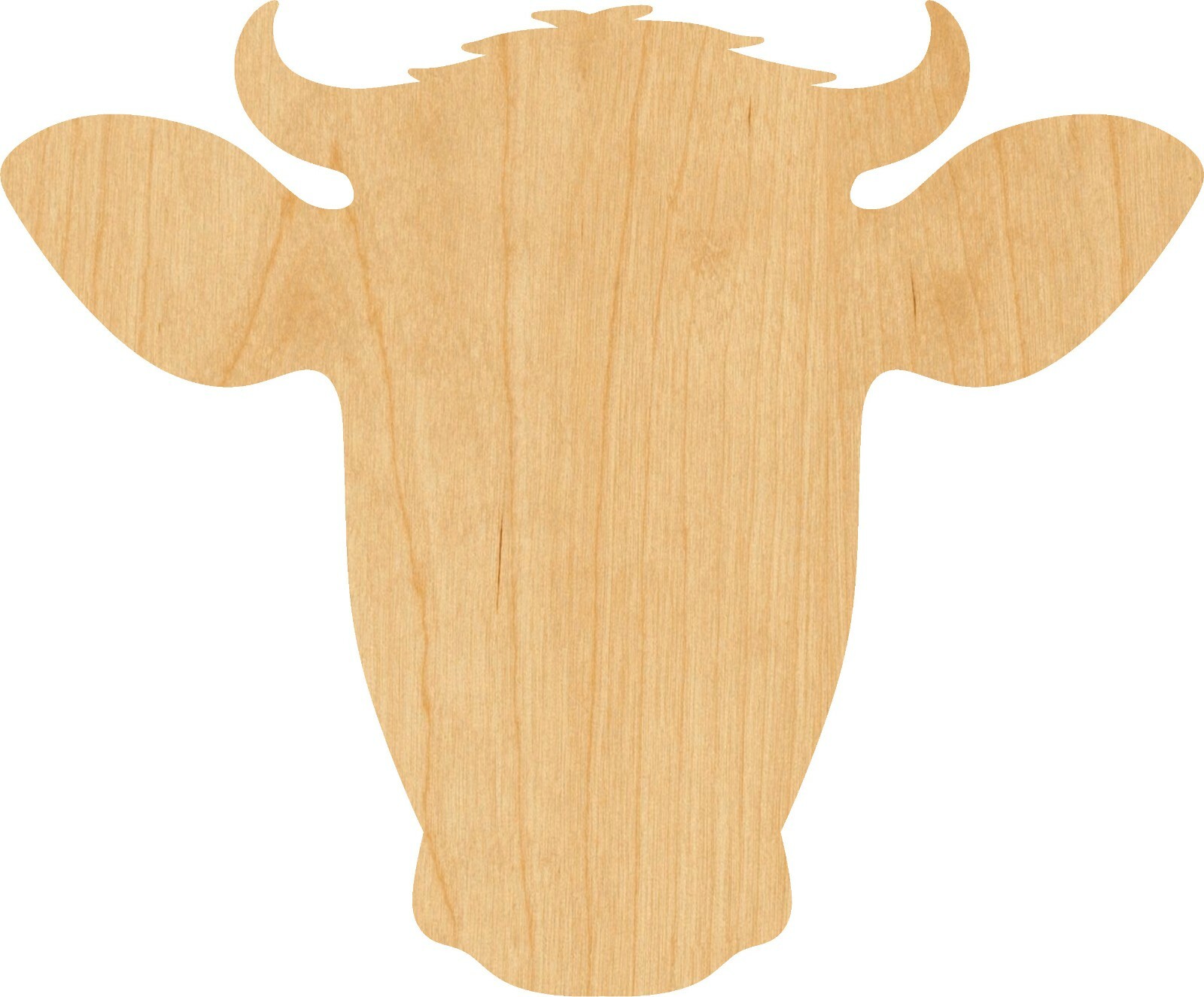 Cow Head Laser Cut Out Wood Shape Craft Supply - Woodcraft Cutout | eBay