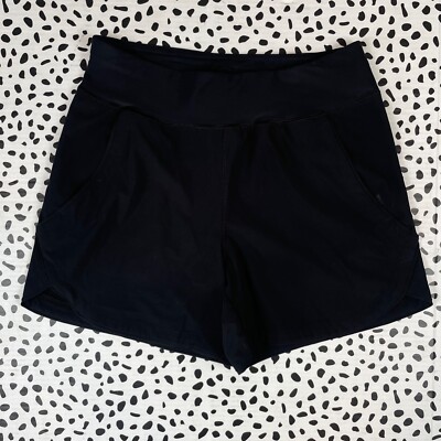 Lands End Navy Blue 5" SWIM SHORT Regular 18 505893 | eBay