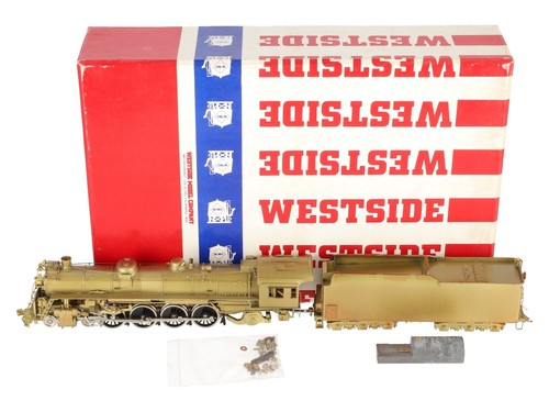 Westside Model Co. HO BRASS B&O T-3a 4-8-2 Steam Locomotive & Tender ...