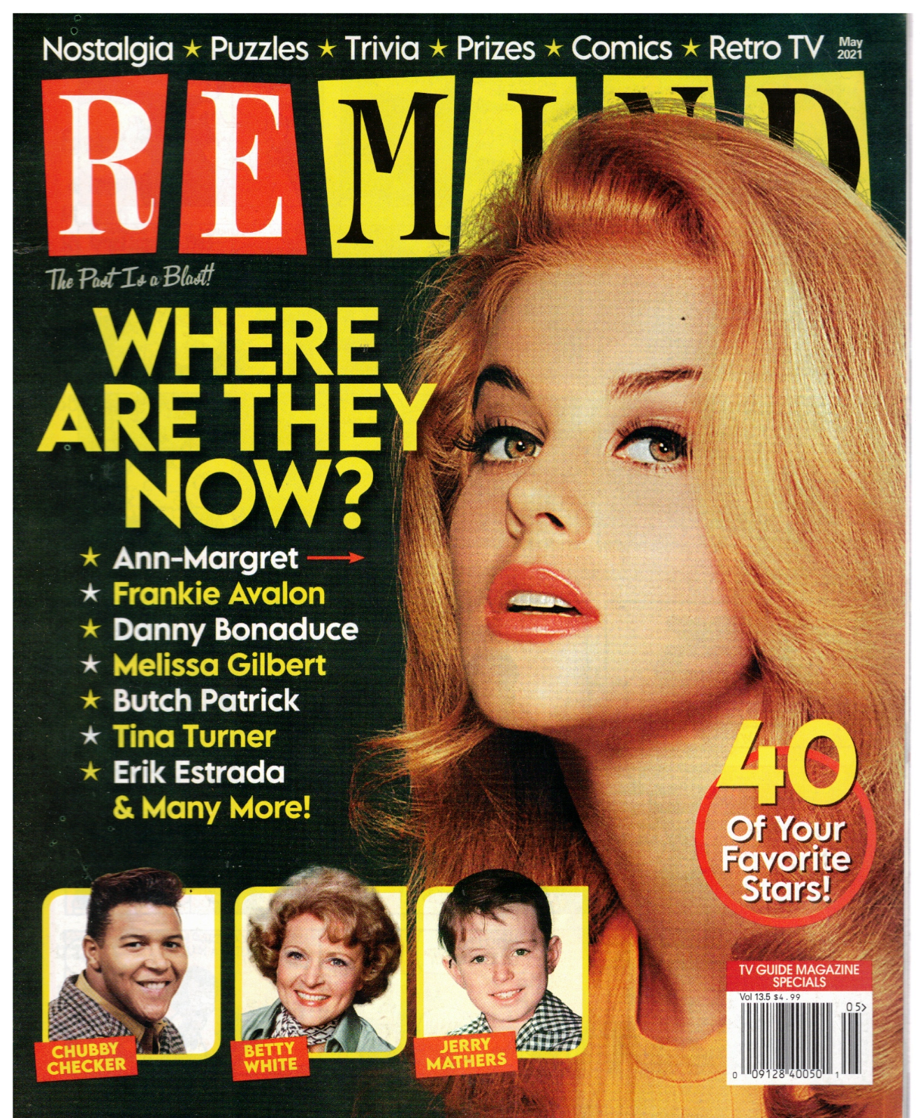 REMIND Magazine / 2021 / May / Ann-Margret / Betty White / Erik Estrada ...