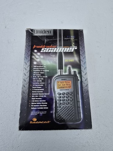UNIDEN BEARCAT BC246T TRUNK TRACKER SCANNER III - 1600 CHANNEL - RARE ...
