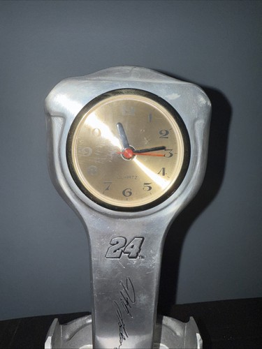 Nascar Jeff Gordon #24 Metal Piston Alarm Clock 1 OF 2500 Tested Works ...