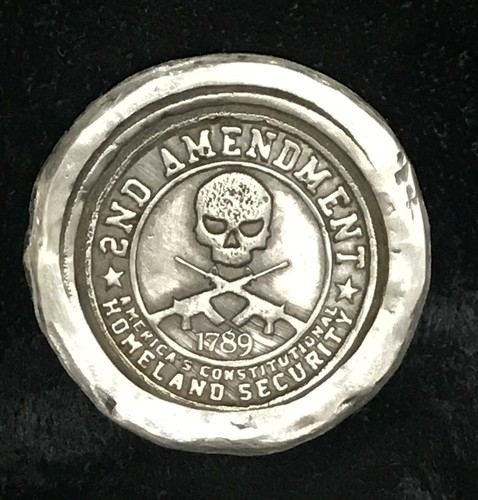 1Oz MK BarZ "Homeland Security-Punisher 2nd Amendment Rights" Stamp ...