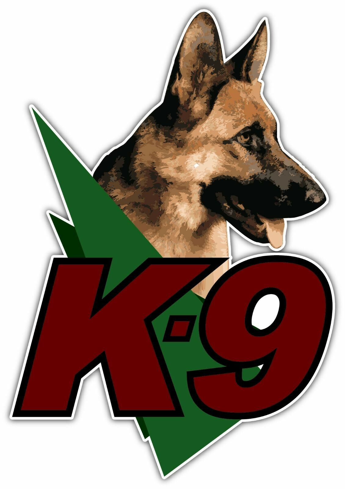 K9 Service Dog Car Bumper Window Notebook Sticker Decal 4"X5" | eBay