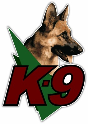 K9 Service Dog Car Bumper Window Notebook Sticker Decal 4"X5" | eBay