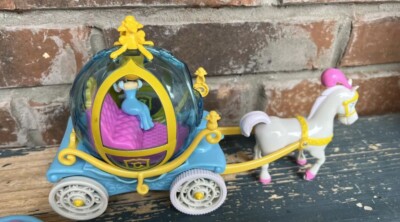 Disney Princess Cinderella Horse Drawn Carriage Radio Control No Remote ...