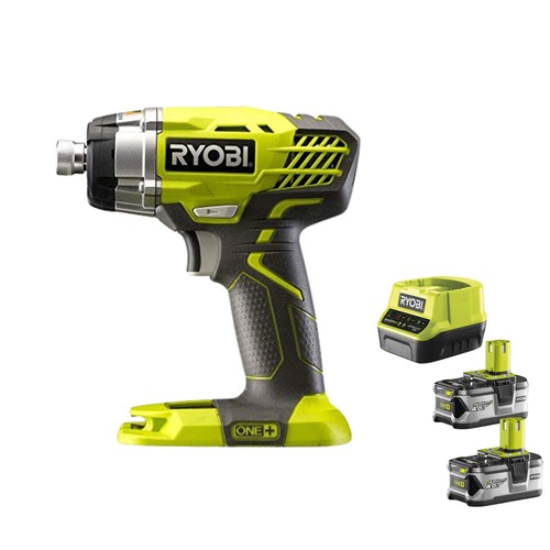 Ryobi RID1801M Impact Wrench Battery 18V ONE+ 220Nm 1/4" HEX Kit 2x4.0 ...