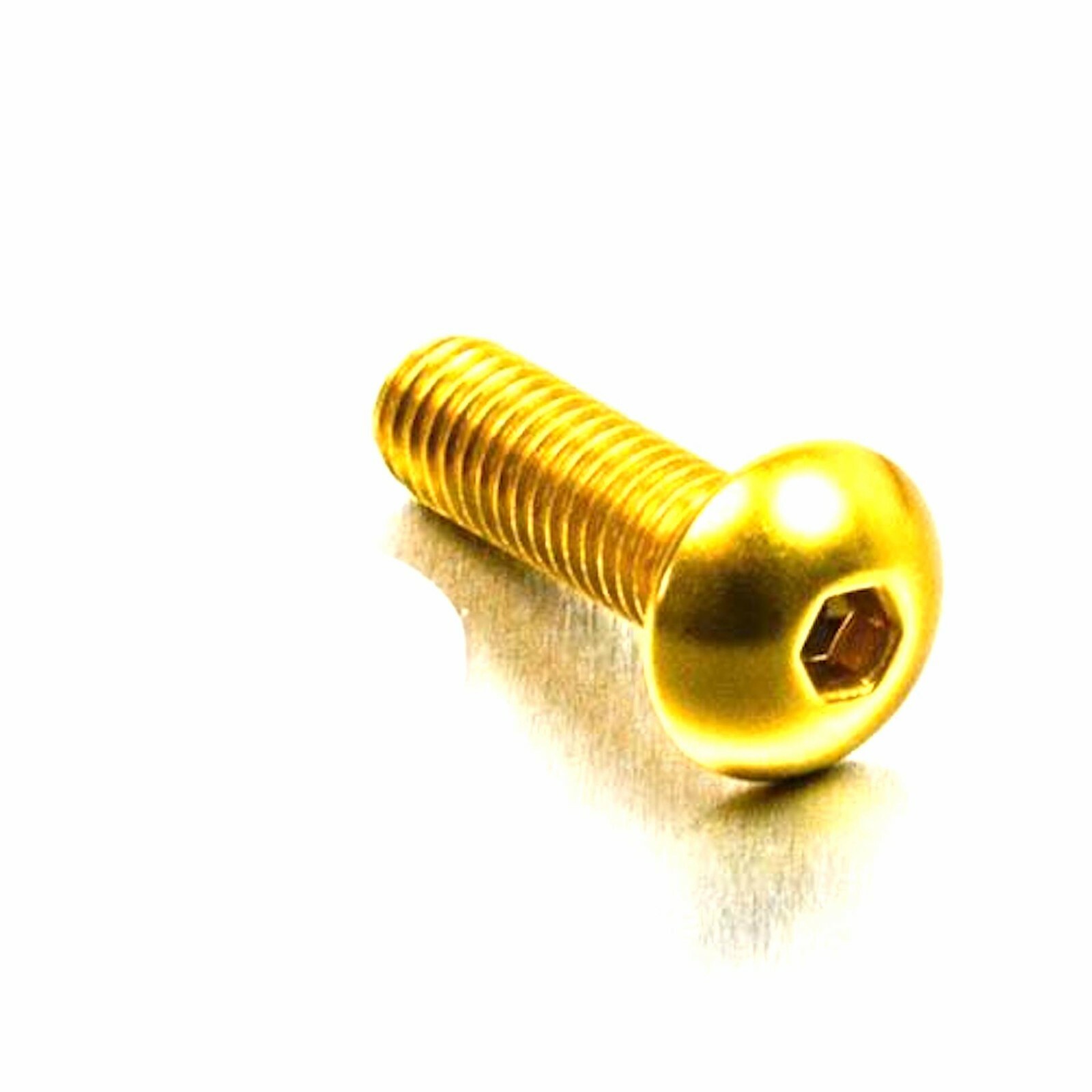 Vite TCBEI in Ergal Oro Testa Bombata M5x30 (Misure Ø5x30 mm ...