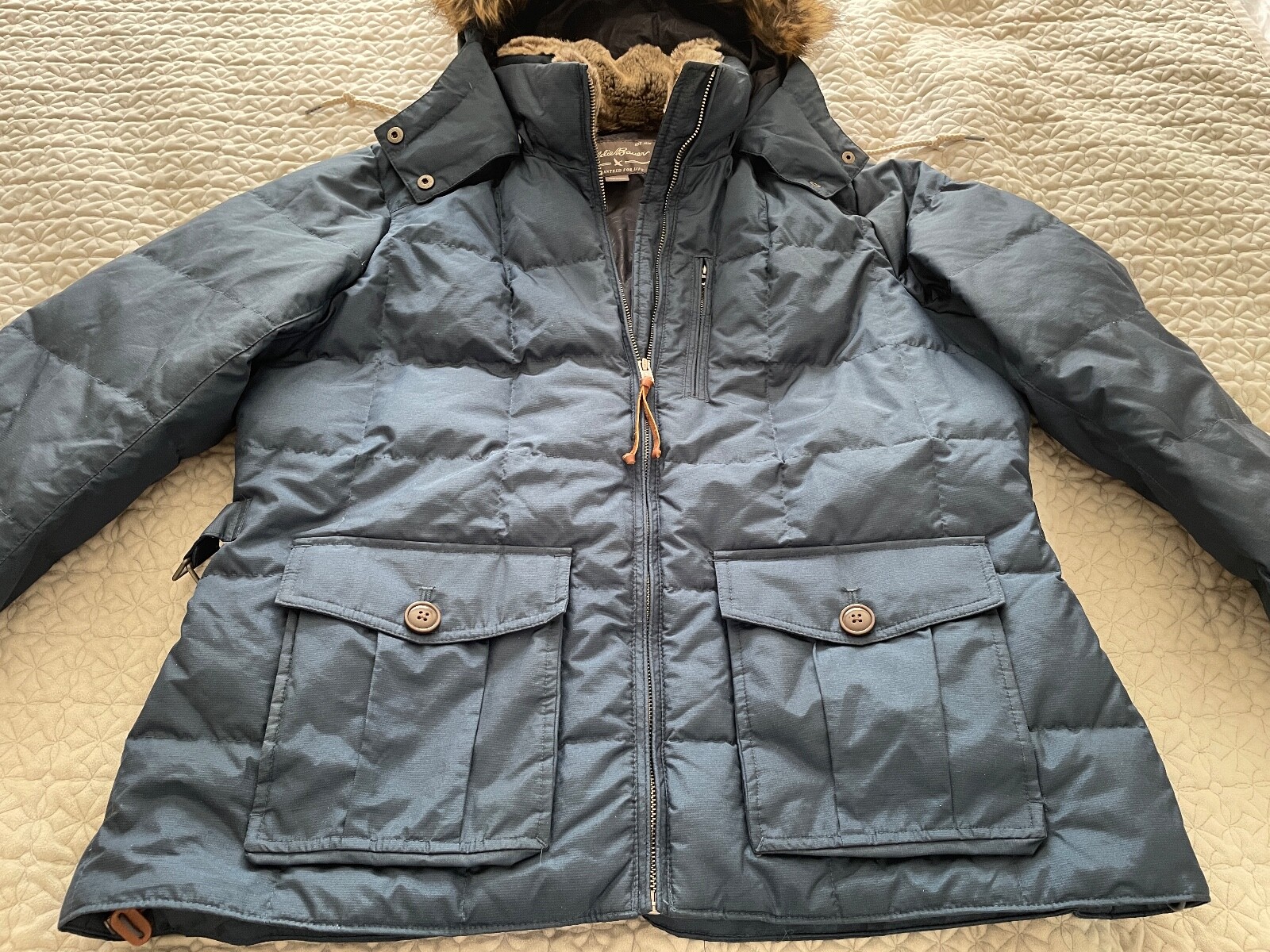 WOMEN'S EDDIE BAUER DOWN PUFFER JACKET SIZE XL - Gem