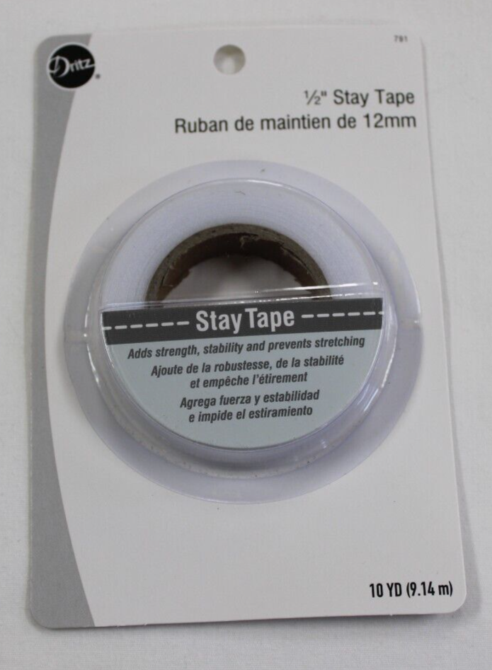 Dritz (791) Stay Tape 1/2" x 10 Yd- White | eBay