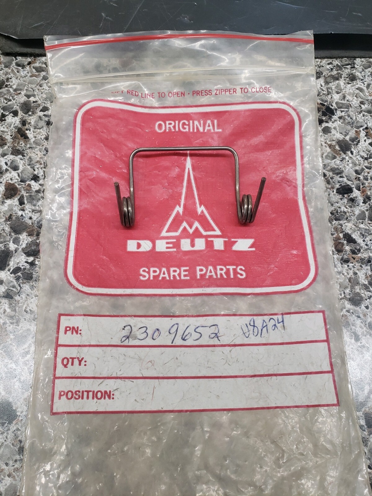 DEUTZ ALLIS SPRING PART NUMBER 2309652 | eBay