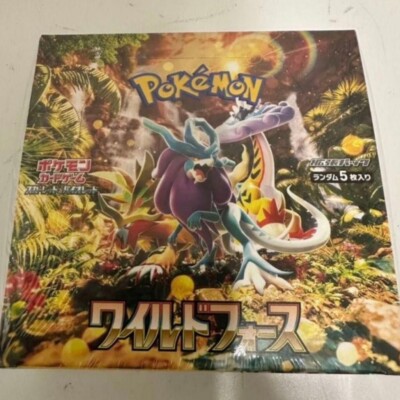 Pokemon Card Booster Box Wild Force sv5K Scarlet & Violet Japanese w ...