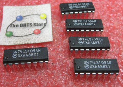 SN74LS109AN Motorola IC TTL Dual JK Flip Flop 74LS109 74109 - NOS Qty 5 ...