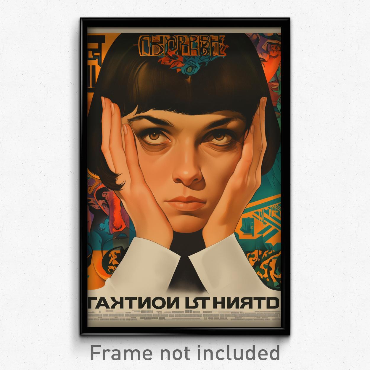 Russian Movie Poster - Woman Feeling Regret, Amazing White Necktie (Art ...