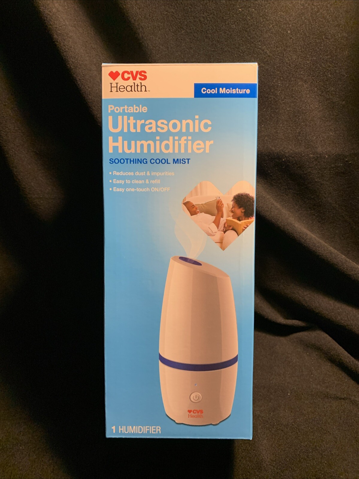 CVS Portable Ultrasonic Humidifier Cool Mist - TRAVEL SIZE! Allergies ...