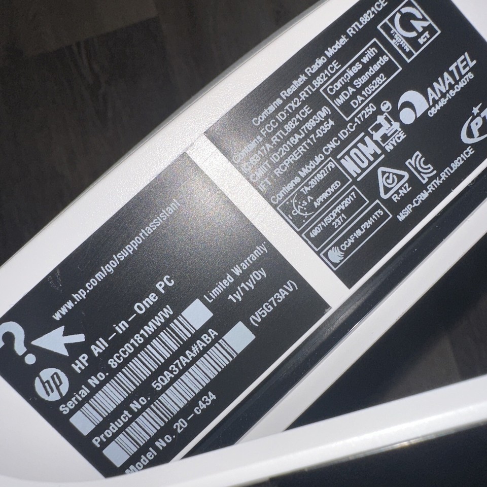 HP All-In-One PC TPC-Q029 20 1TB, 4GB Ram Win10, AMD Radeon R3 | eBay