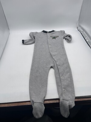 Dallas Stars one piece sleeper Reebok NHL Size 12M | eBay