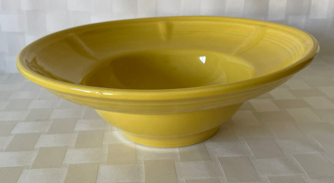 Fiesta NEW w/Tag 18oz SUNFLOWER Signature Bowl RETIRED Fiestaware ART ...