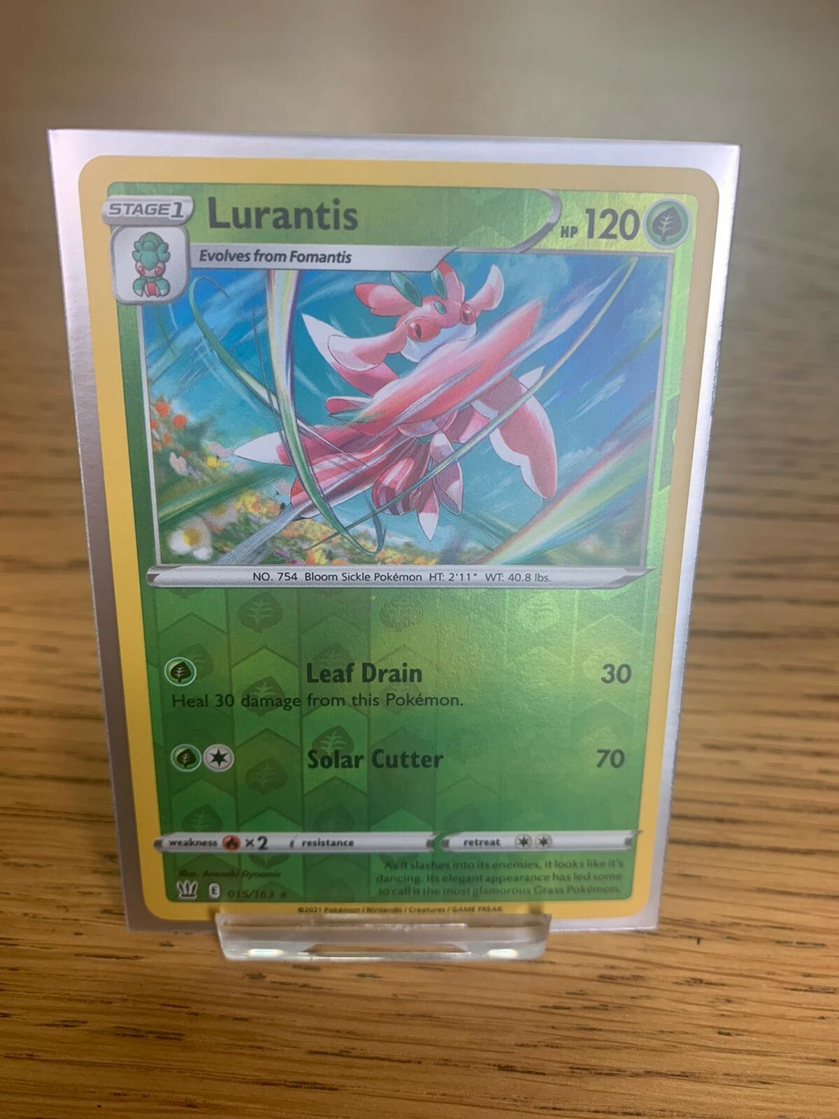 Lurantis 015/163 - Reverse Holo - Pokemon Card Battle Styles - Mint | eBay