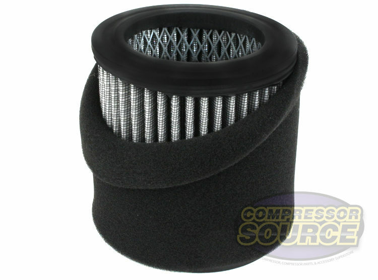 2 Pack Quincy Air Compressor Filter Poly Intake Elements 110377E100 ...
