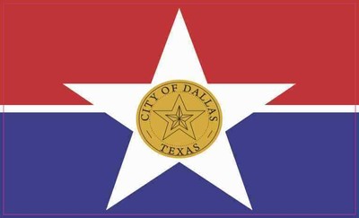 5in x 3in Dallas Texas Flag Sticker Car Truck Vehicle Bumper Decal | eBay