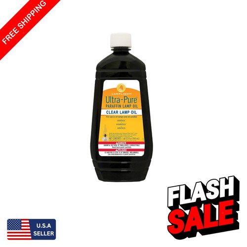 32 oz. Ultra-Pure Paraffin Lamp Oil - Clean Burning & Odorless for ...