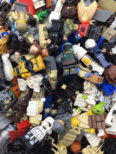 LEGO RANDOM LOT OF 5 STAR WARS MINIFIGURES JEDI SITH CLONE TROOP ...