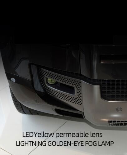 Yellow Permeable Lens Golden Eye Fog Lamp Fits For Defender 90 110 130 ...