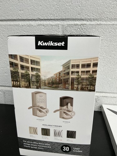 Kwikset 955 SmartCode Electronic Pembroke Lever - Satin Nickel for sale ...