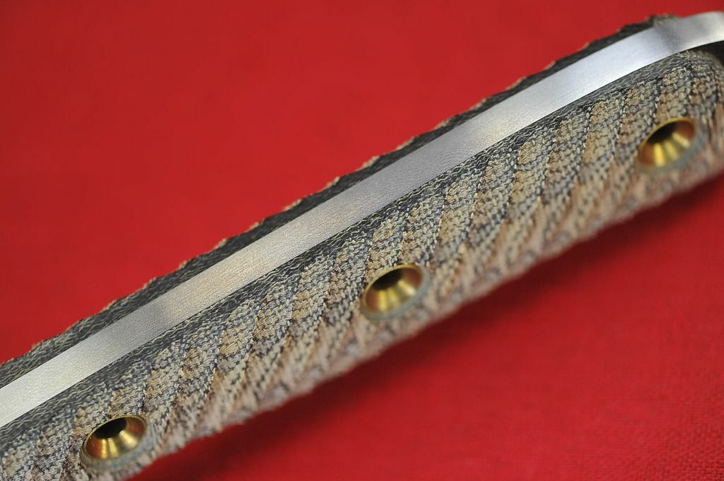 Busse Combat SHSJ Satin Jack .25" Black Crinkle INFI Blade Textured ...