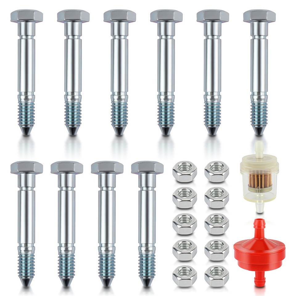 10 Pack Shear Pins Fit Ariens 51001500 ST824 ST832 ST924 JD AM136890 ...