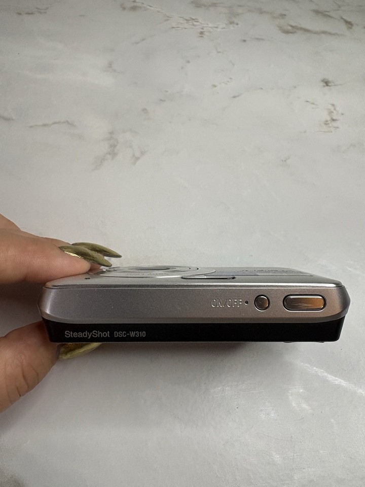 Sony Cyber-shot DSC-W310 12.1MP 4X Zoom Digital Camera Boxed SILVER VGC ...