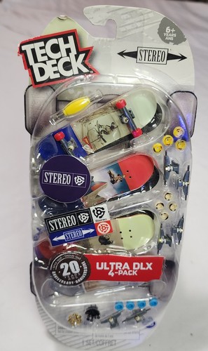 TECH DECK Ultra DLX 4PK Fingerboard STEREO 20th Anniversary Special ...