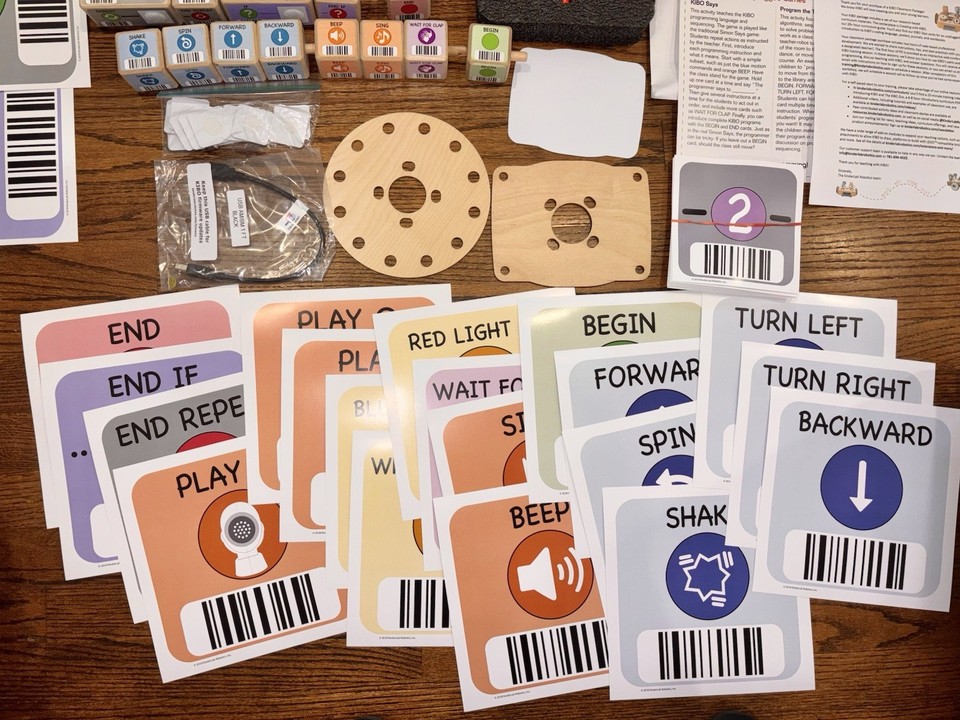 Kinderlab KIBO 21 Robot Kit Robotic Boy Girl Learning Robots STEM ...