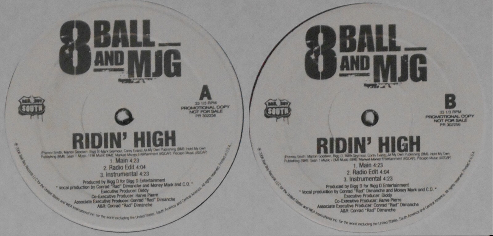 8Ball and MJG - Ridin' High - 2006 U.S. promo 12" EP vinyl | eBay