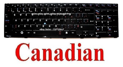 Keyboard for Toshiba Tecra R850 R950 - CA Canadian G83C000BC2CB ...