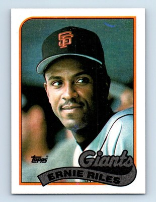 1989 Topps Ernie Riles San Francisco Giants #676 | eBay