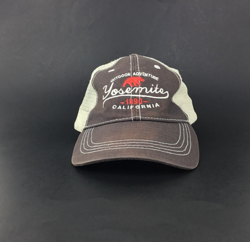 YOSEMITE California 1890 OUTDOOR ADVENTURE Polymesh Baseball Cap Hat ...