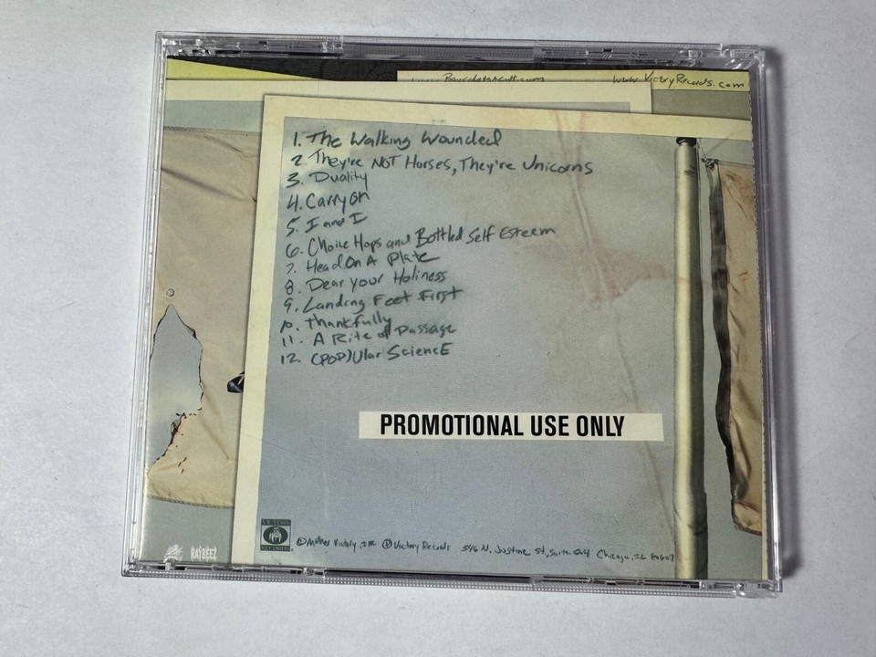 BAYSIDE - The Walking Wounded CD 2007 Promo Use Only ** MINT DISC ** RARE | eBay