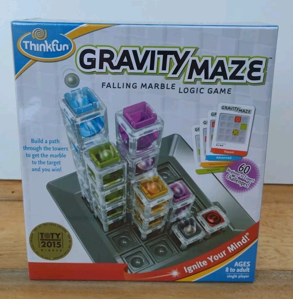 ThinkFun Gravity Maze Marble Run Brain Game and STEM Toy for Boys and ...