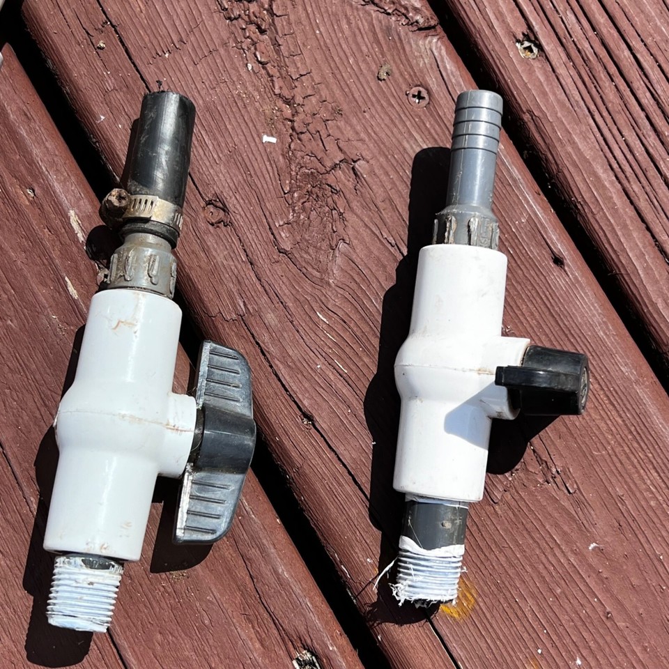 Pool Valves for PVC Pipe Filter System Setup Shutoff Intex Nuts ...