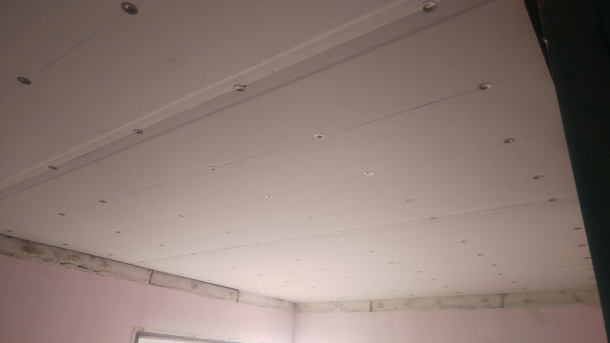 Sagging Plasterboard Ceiling Repair | Shelly Lighting
