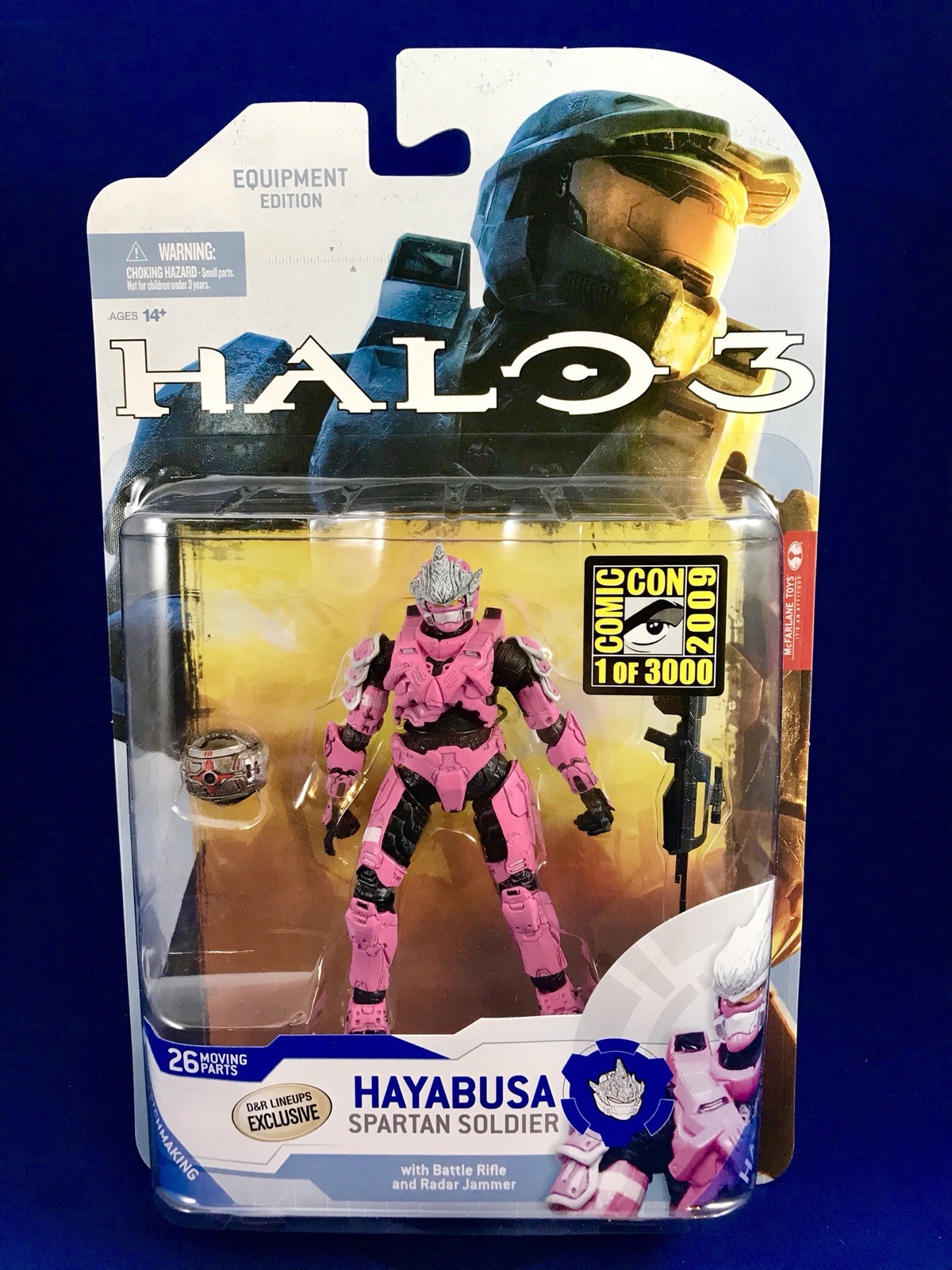 McFarlane Halo 3 Series 4 PINK Hayabusa Spartan Soldier 2009 SDCC ...